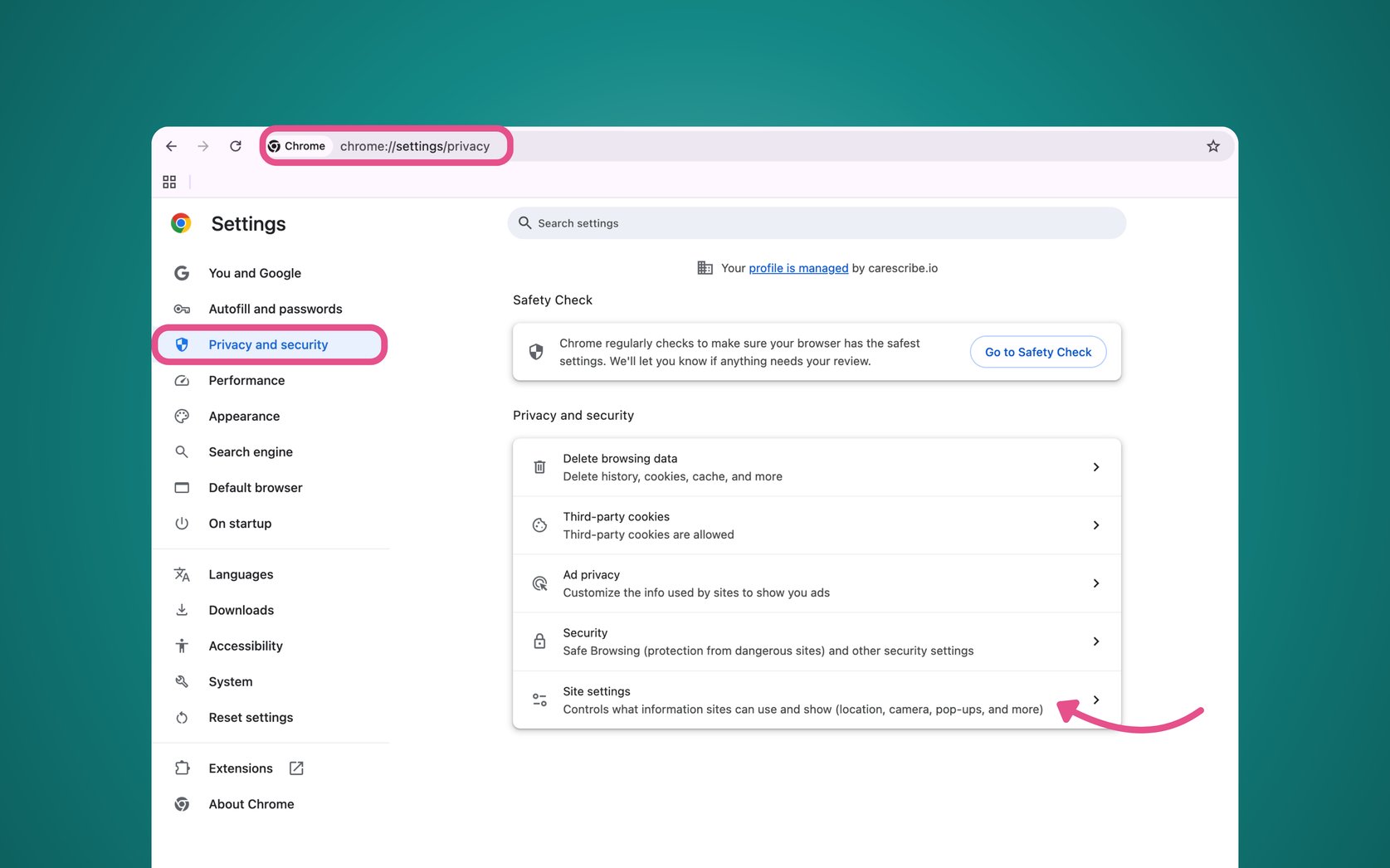 Browser Permissions for Caption.Ed